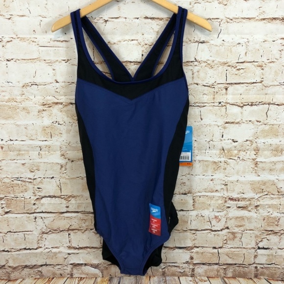 Speedo | Swim | Speedo Bathing Suit One Piece Color Block Swimsuit ...